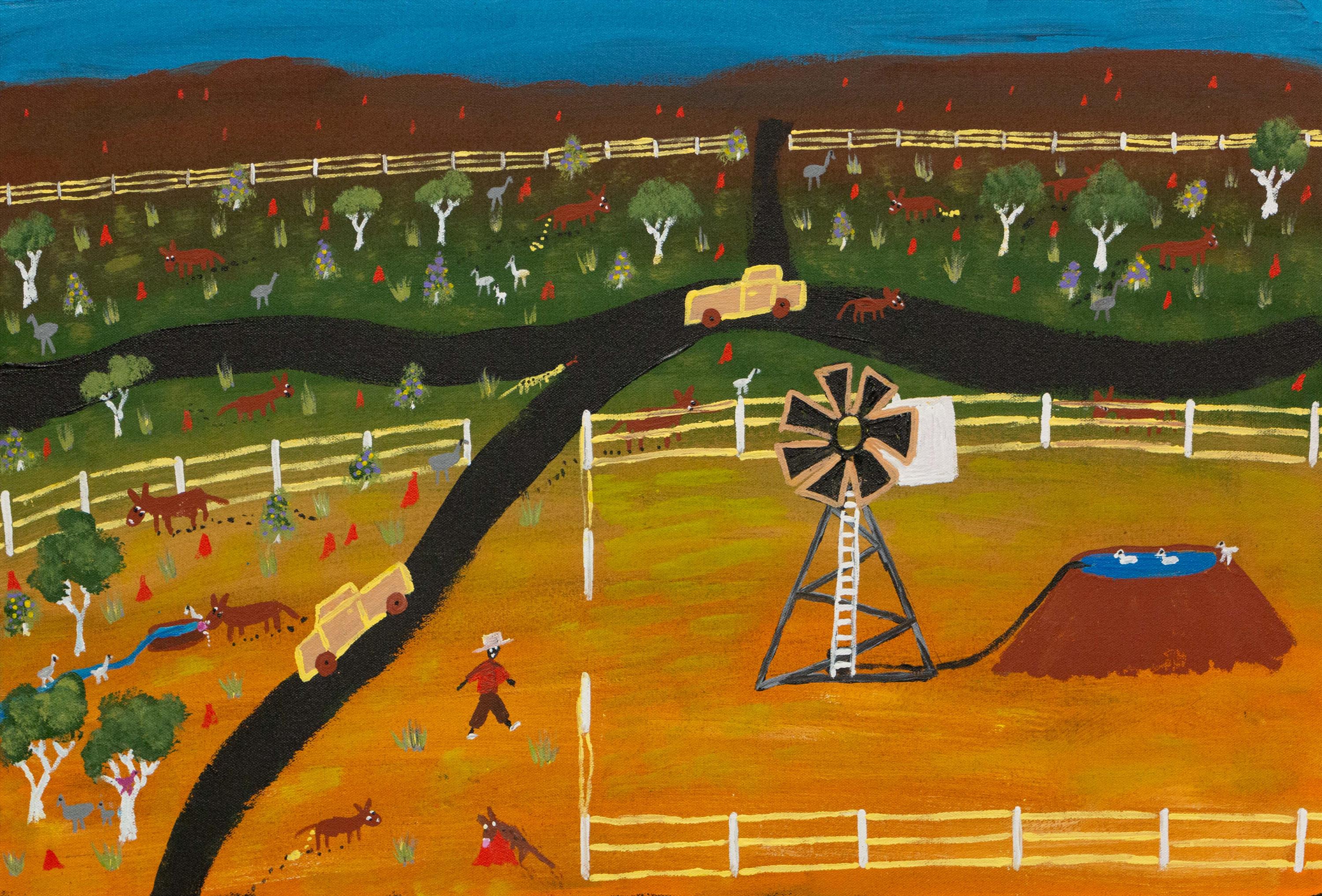 Alroy Downs, 41x61cm – Artists of the Barkly